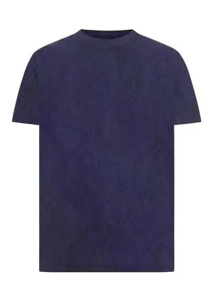 Etro Paisley-print T-shirt - Blue