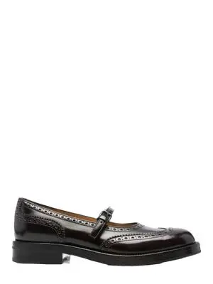 Church's Sheila Brogue Detail Buckle-fastening Loafers - Red