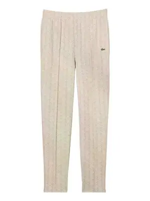 Lacoste Monogram Jacquard Track Pants - Neutrals