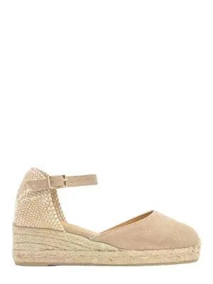 CastaÑer Carol Canvas Espadrille Wedge Sandals - Neutrals