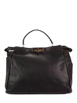 Fendi Peekaboo Tote Bag - Black