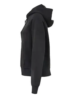Max Mara Logo-embroidered Zip-up Hoodie - Grey