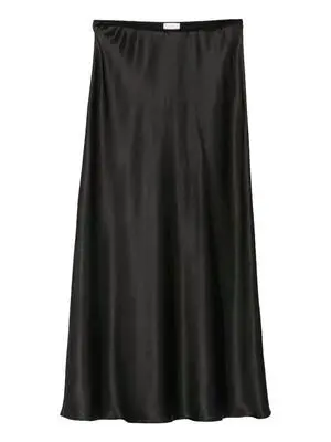 ROBERTO COLLINA Mid-calf Flared Skirt - Black