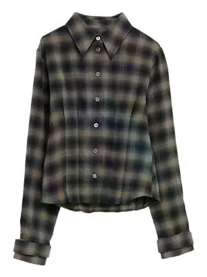 OUR LEGACY Envelop Check-print Shirt