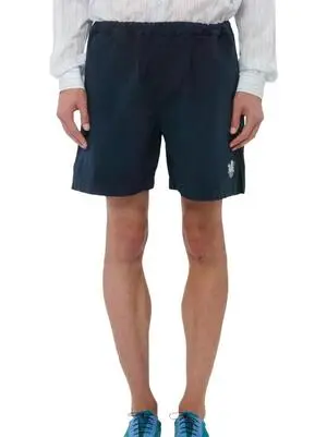 RANRA Keel Logo-detail Shorts - Blue