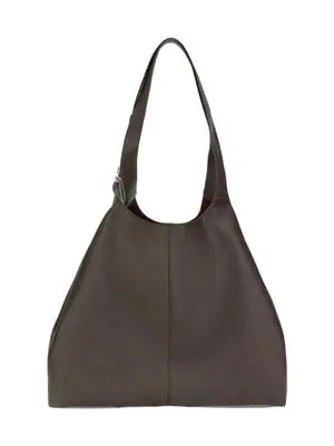 COCCINELLE Large C-easy Leather Shoulder Bag - Green