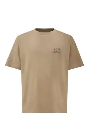 C.P. COMPANY Logo-print T-shirt - Grey