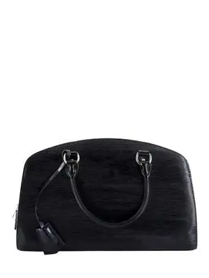 LOUIS VUITTON Pont Neuf Nm Electric Epi Leather Satchel - Black
