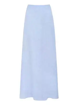 CAYET Cindy Maxi Skirt - Blue