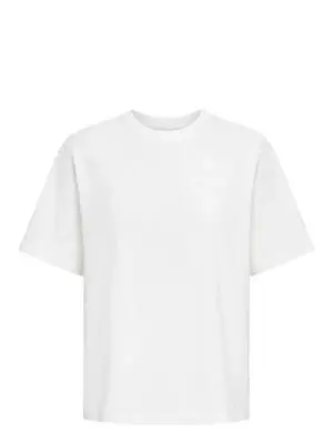 Khaite Mae Cotton Cashmere Appliqué T-shirt - White