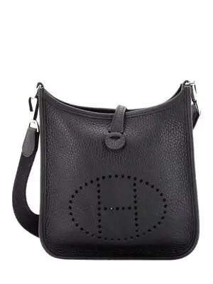 Hermès Evelyn Bag Gen Iii Clemence Tpm Crossbody Bag - Black