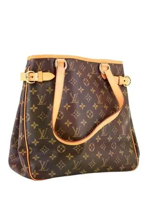LOUIS VUITTON Louis Vuitton Monogram Canvas Vertical Tote Bag Brown