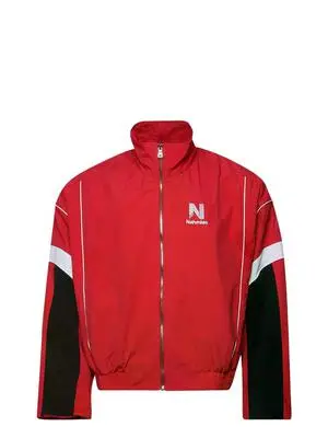 NAHMIAS Logo-print Track Jacket - Red