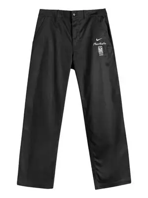 Nike X Peaceminusone X Kfa Embroidered Trousers - Black