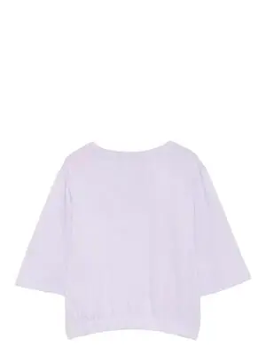 Moschino Logo Print T-shirt - Purple