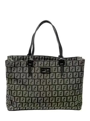 Fendi Ff-pattern Tote Bag - Brown