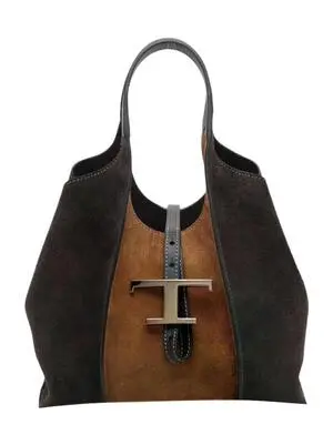 TOD'S T-timeless Leather Tote Bag - Brown