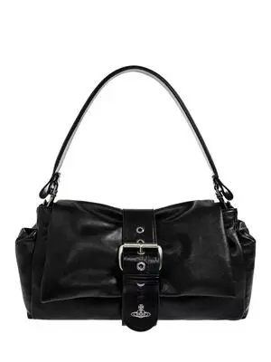VIVIENNE WESTWOOD Hazel Treasure Shoulder Bag - Black