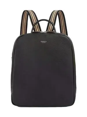 OSPREY Osprey Grained Leather Backpack With Striped Strap