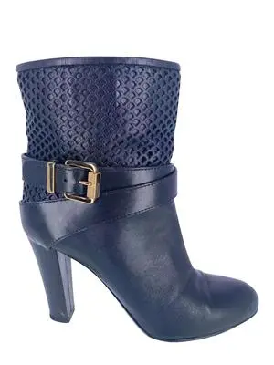 SERGIO ROSSI Buckled Ankle Boots - Black