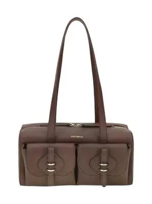 COCCINELLE Mavery Pocket Shoulder Bag - Brown
