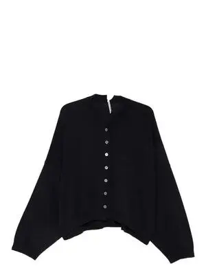 Liviana Conti Fine-knit Button-up Cardigan - Blue