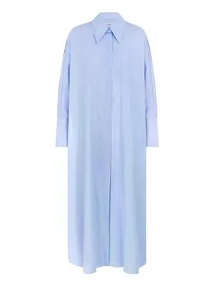 CAYET Maxi Overshirt - Blue