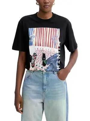 MUNTHE Ballon Graphic-print T-shirt