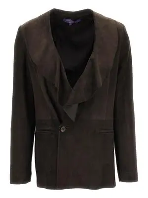 RALPH LAUREN Ralph Lauren Collection Suede Leather Jacket