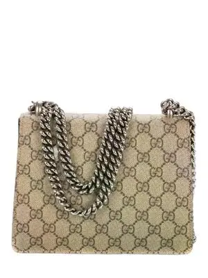 Gucci Dionysus Gg Supreme Shoulder Bag - Neutrals