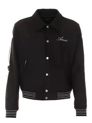 Amiri Embroidered Bomber Jacket - Black