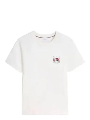 TOMMY HILFIGER Logo-print Short-sleeve T-shirt