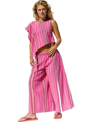 Free People Kimber Pant Set - Pink Combo