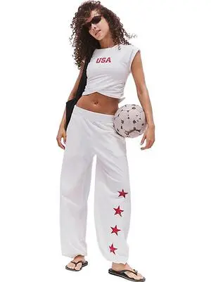 Free People Hot Shot Match Day Crossover Set - White