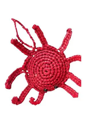 ZANATANY CONCEPTS Mini Crabs Raffia Keyring At Nordstrom