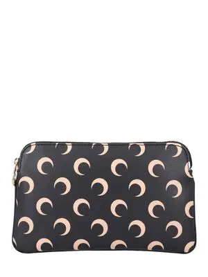 MARINE SERRE Printed Zipper Storage Bag