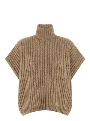 BRUNELLO CUCINELLI Brunello Cucinelli Ribbed Knit Turtleneck Sweater