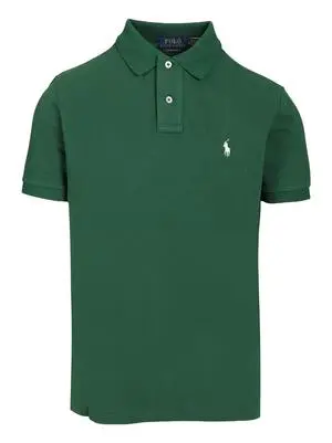 Polo Ralph Lauren Logo-embroidered Mesh Polo Shirt - Green