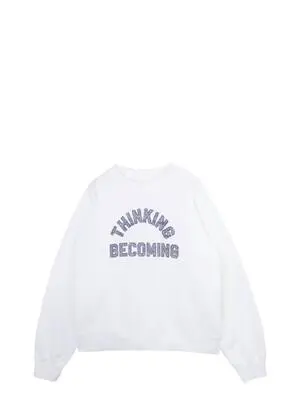 Sacai Graphic Pullover - White
