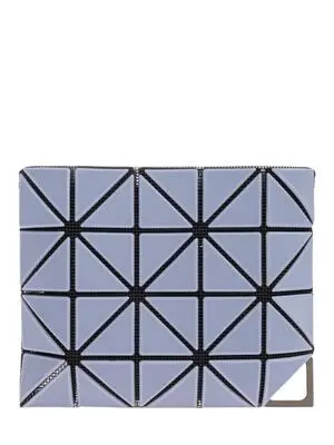 Issey Miyake Geometric-pattern Wallet With Chain Strap - Blue
