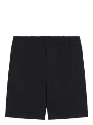 Dolce & Gabbana Cotton-gabardine Bermuda Shorts - Blue