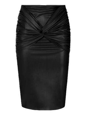 ELISABETTA FRANCHI Ruched Twist-detail Mid Skirt