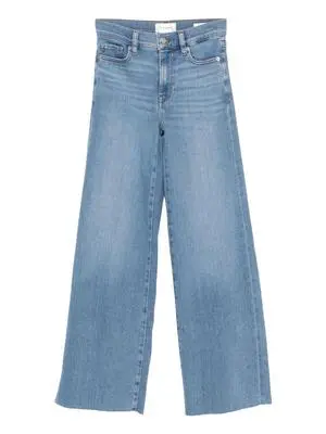 FRAME Wide-leg Jeans - Sky-blue