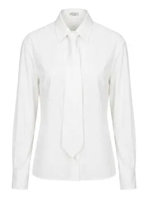 Brunello Cucinelli Long-sleeved Shirt - White