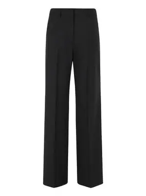 Erika Cavallini Pleated Casual Trousers - Black