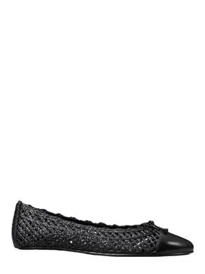 TORY BURCH CAP-TOE BALLET
