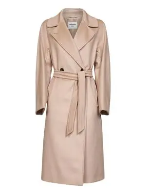 Max Mara Belted Double-breasted Coat - No