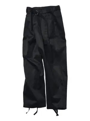 Sacai Cotton Chino Pants - Black
