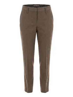 Ermanno Scervino Casual Pants With Belt Loops - Resca Nero