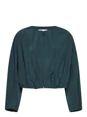 Max Mara Cropped Zip-up Jacket - No